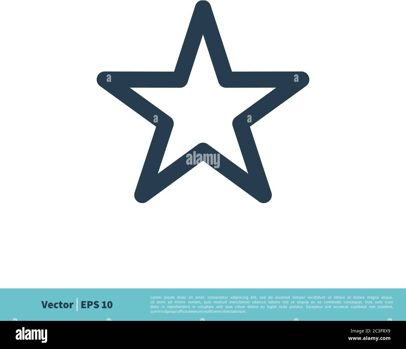Star Line Art Icon Vector logo Template Illustration Design. Vector EPS ...