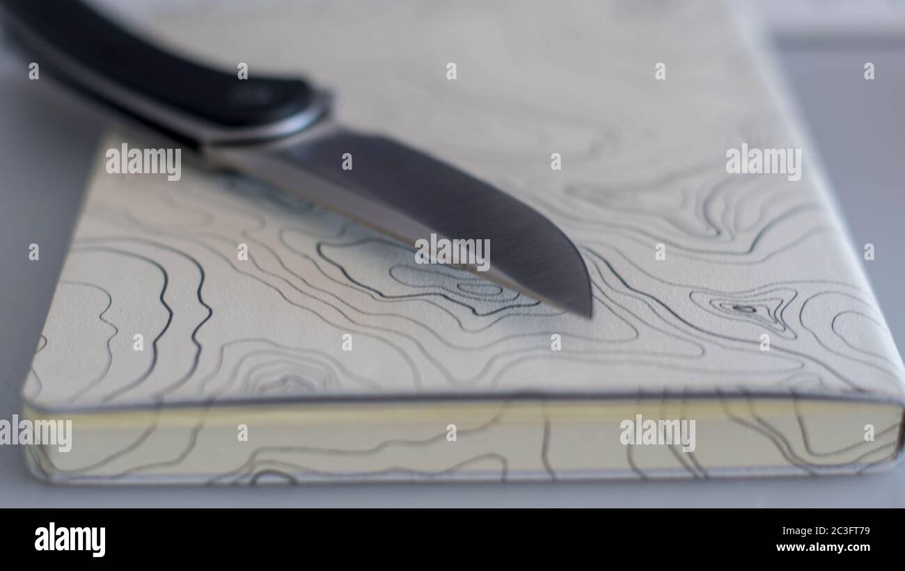 Map of cut knife hi-res stock photography and images - Alamy