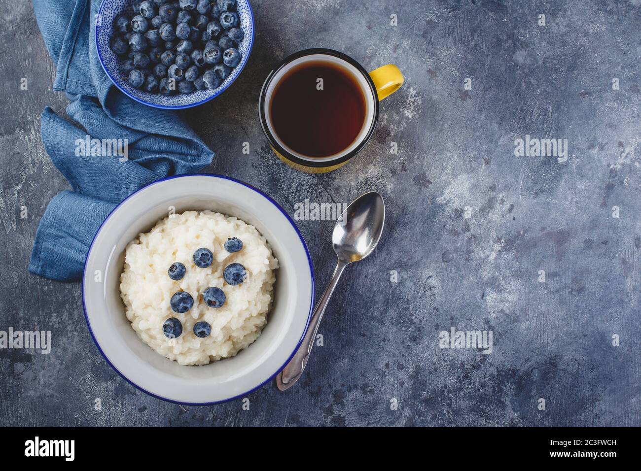 Milk rice porridge Stock Photo - Alamy