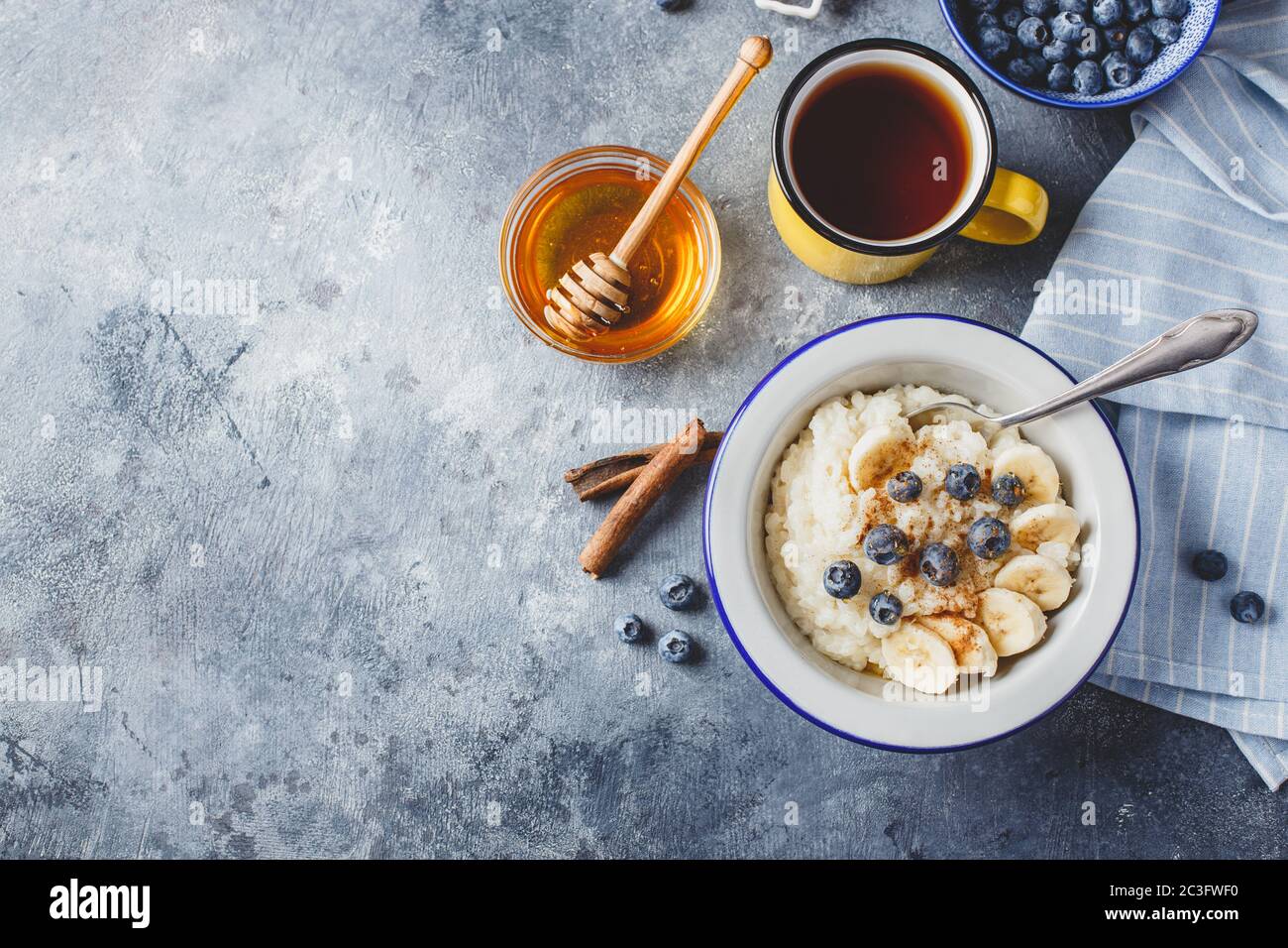 Milk rice porridge Stock Photo - Alamy