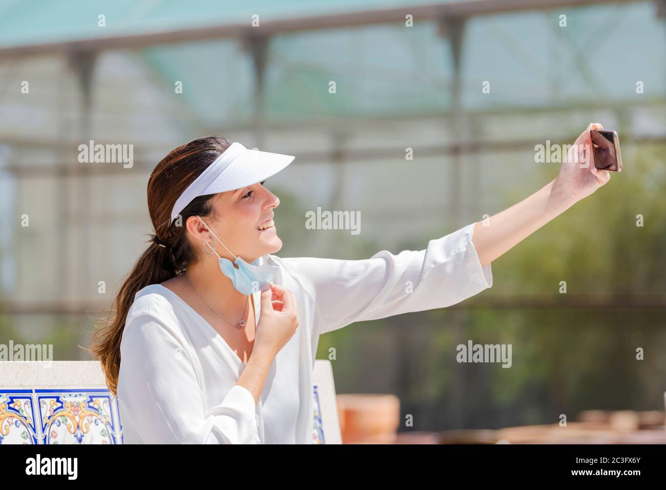 Pulling herself up hi-res stock photography and images - Alamy