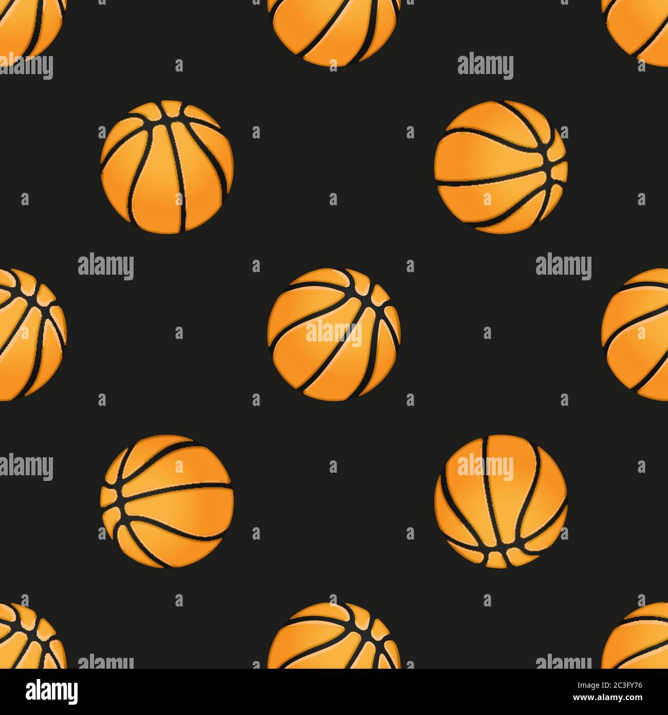 Universal vector basketball seamless patterns tiling. Sport theme with ...