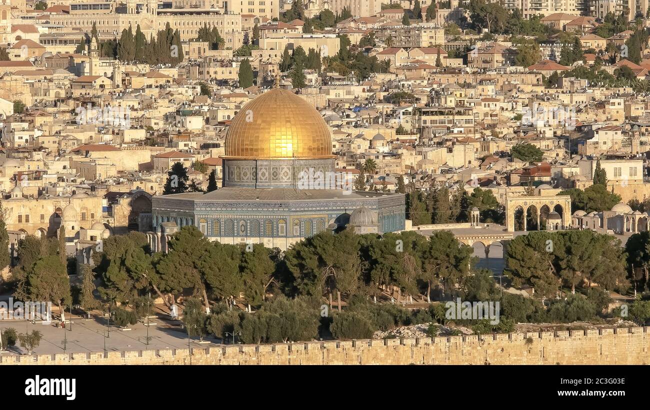 Dome of the rock close up jerusalem hi-res stock photography and images ...