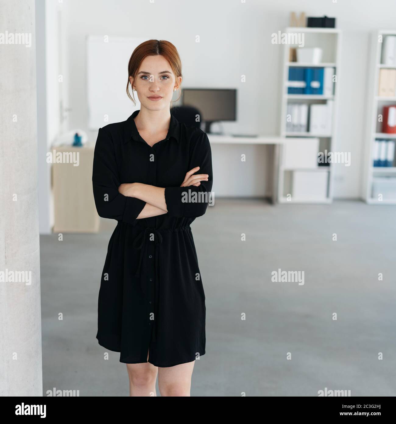 Authoritative business woman hi-res stock photography and images - Alamy