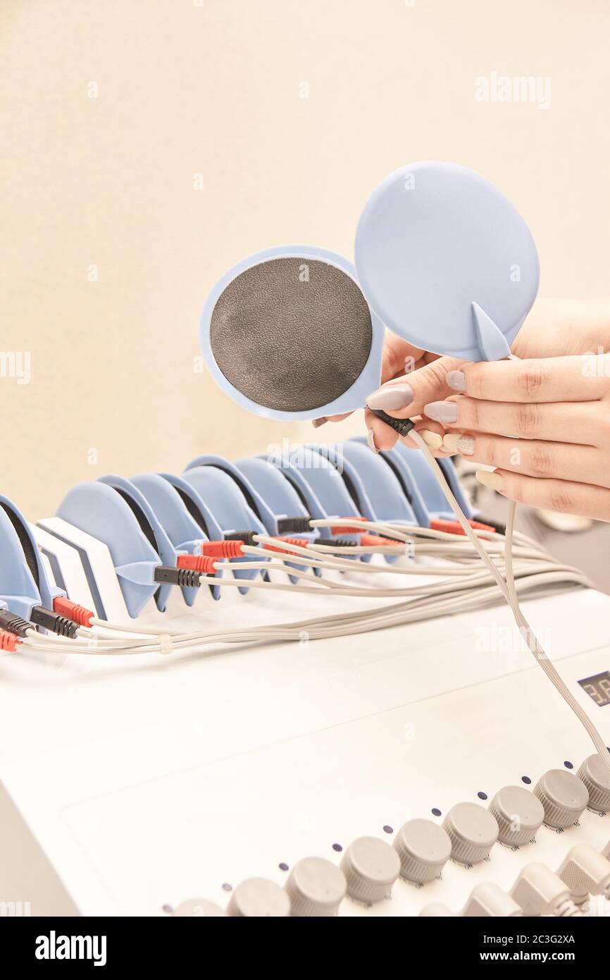 aesthetic salon spa procedure. adjustment. anti cellulite treatment ...