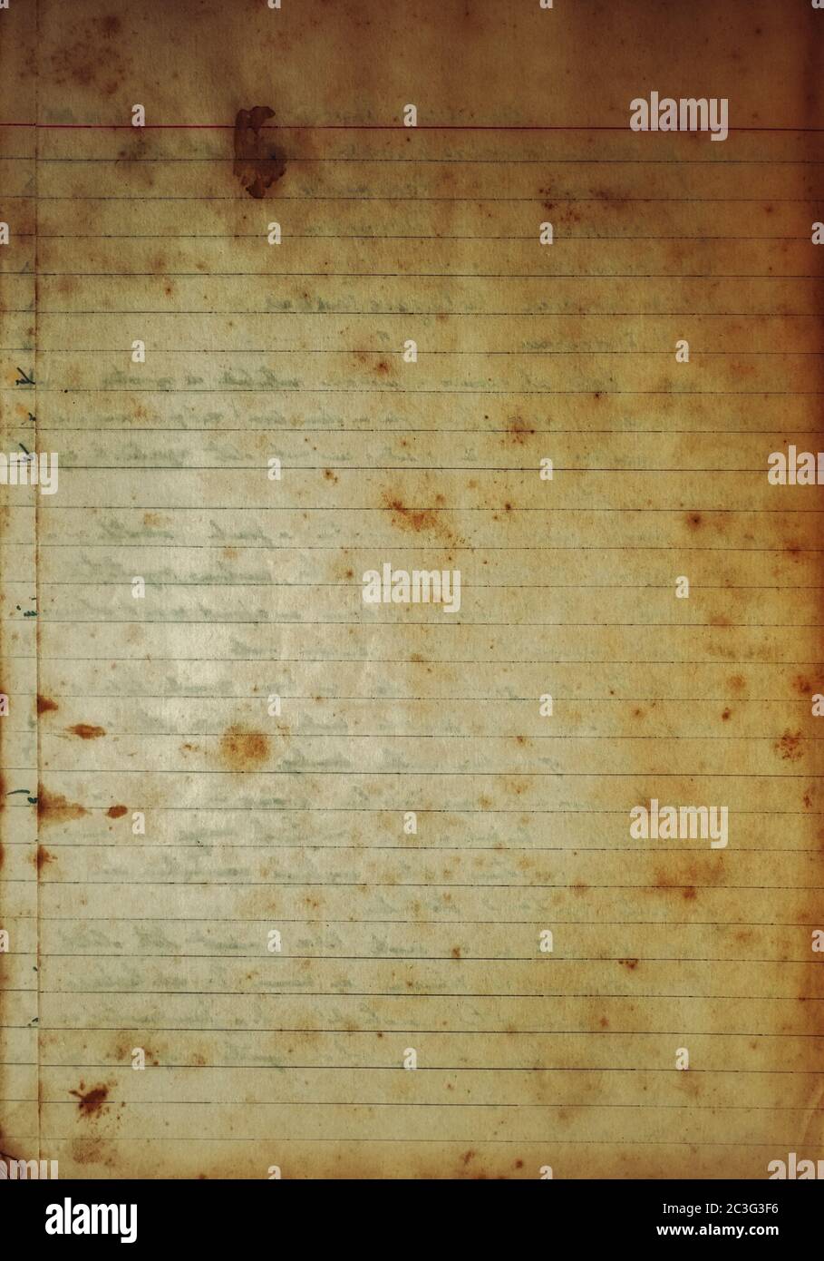 Aging, worn paper with water stains and rough edges Stock Photo - Alamy