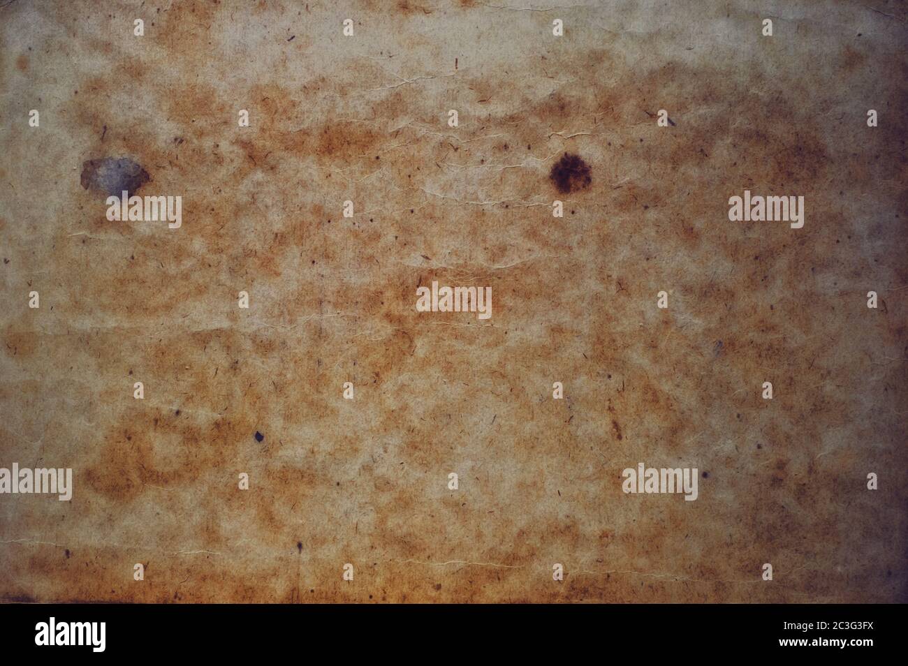 Aging, worn paper with water stains and rough edges Stock Photo - Alamy
