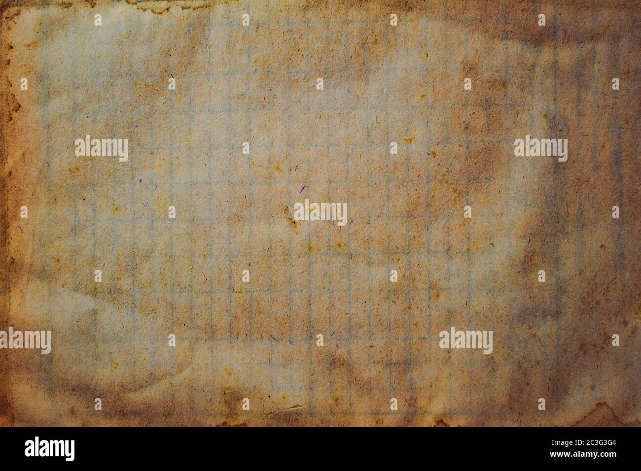Aging, worn paper with water stains and rough edges Stock Photo - Alamy