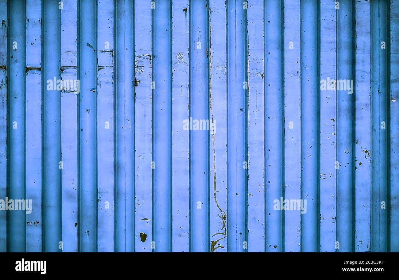 blue shipping Container Stock Photo - Alamy