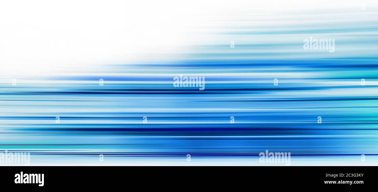 blue light trails on white background Stock Photo - Alamy