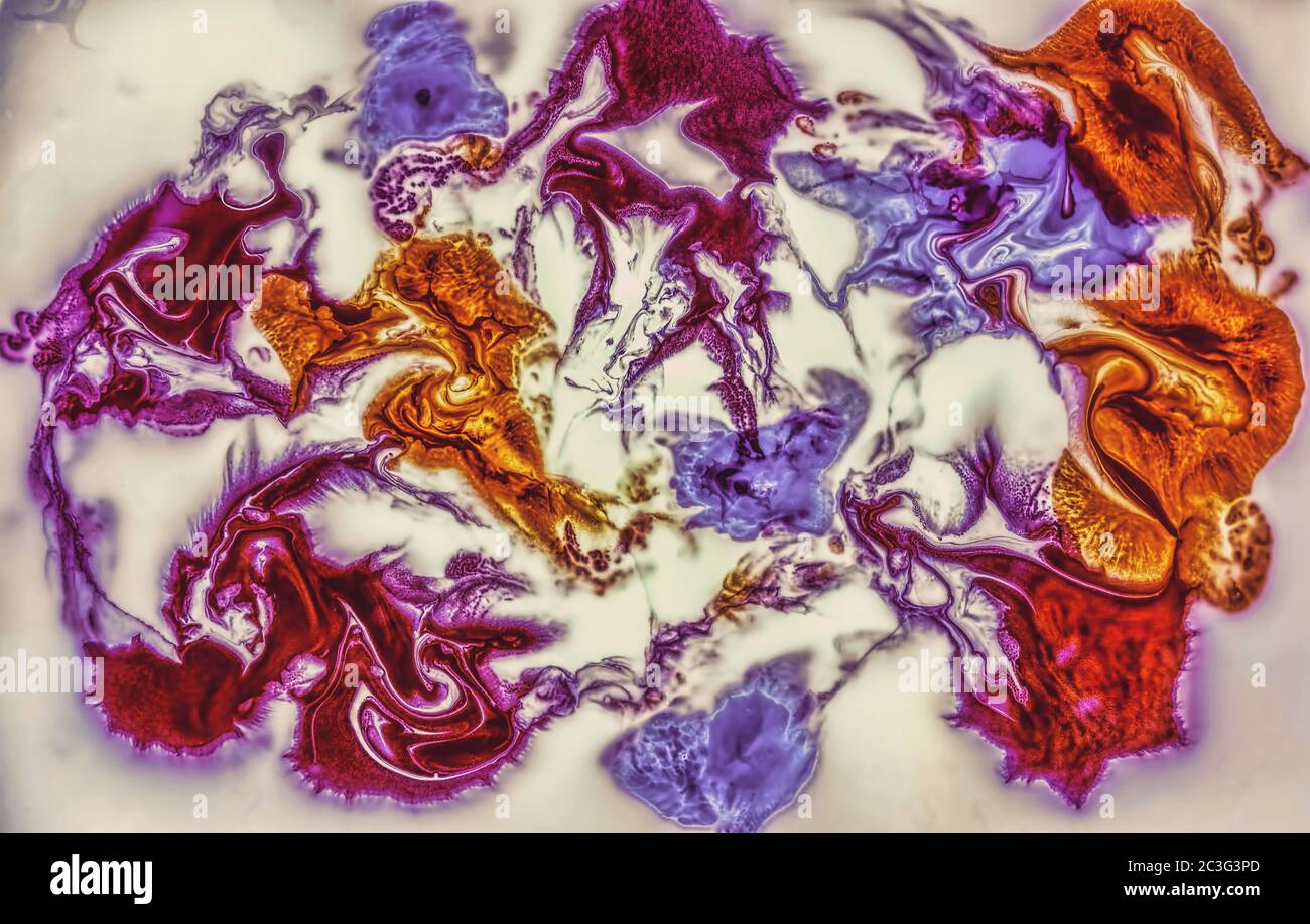 Chemical pigment wet texture hi-res stock photography and images - Alamy