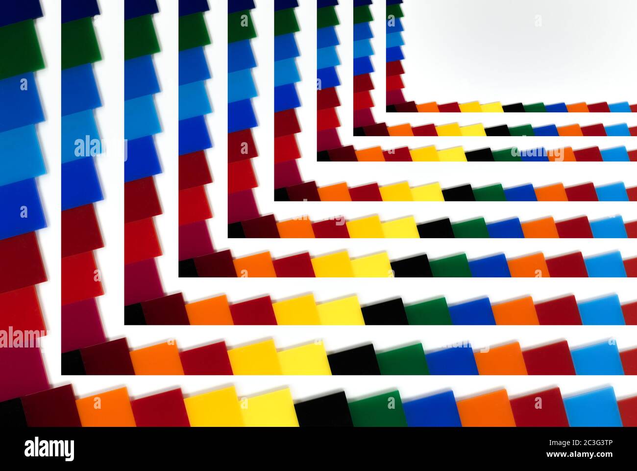 partial frame made frome color plastic acrylic shape plexiglass on ...