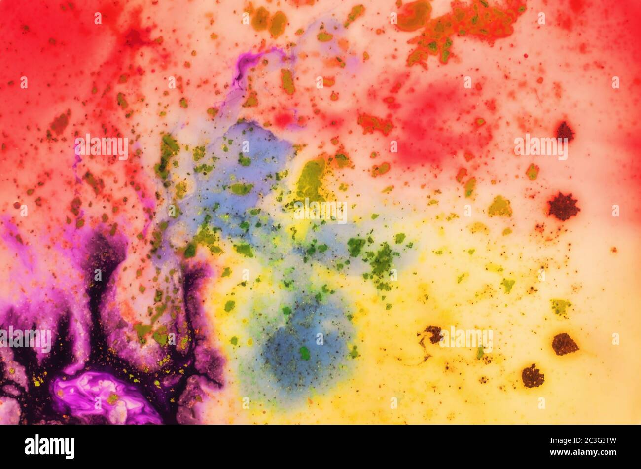 Chemical pigment wet texture hi-res stock photography and images - Alamy