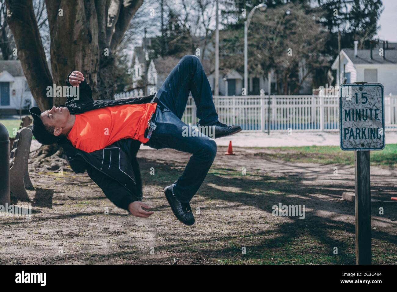 Floating Over The Abyss Stock Photo - Alamy