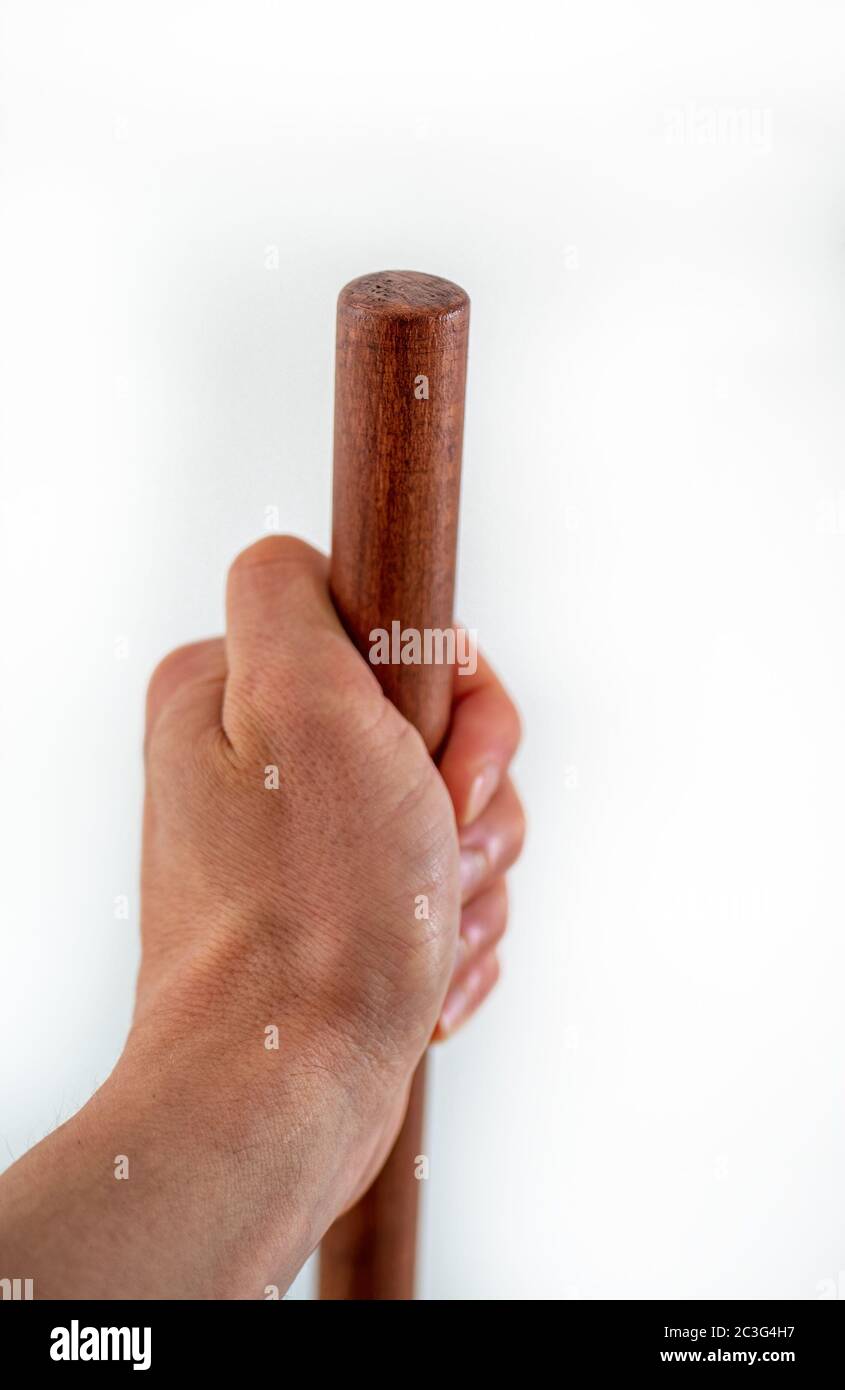 Wooden brown shaft hi-res stock photography and images - Alamy
