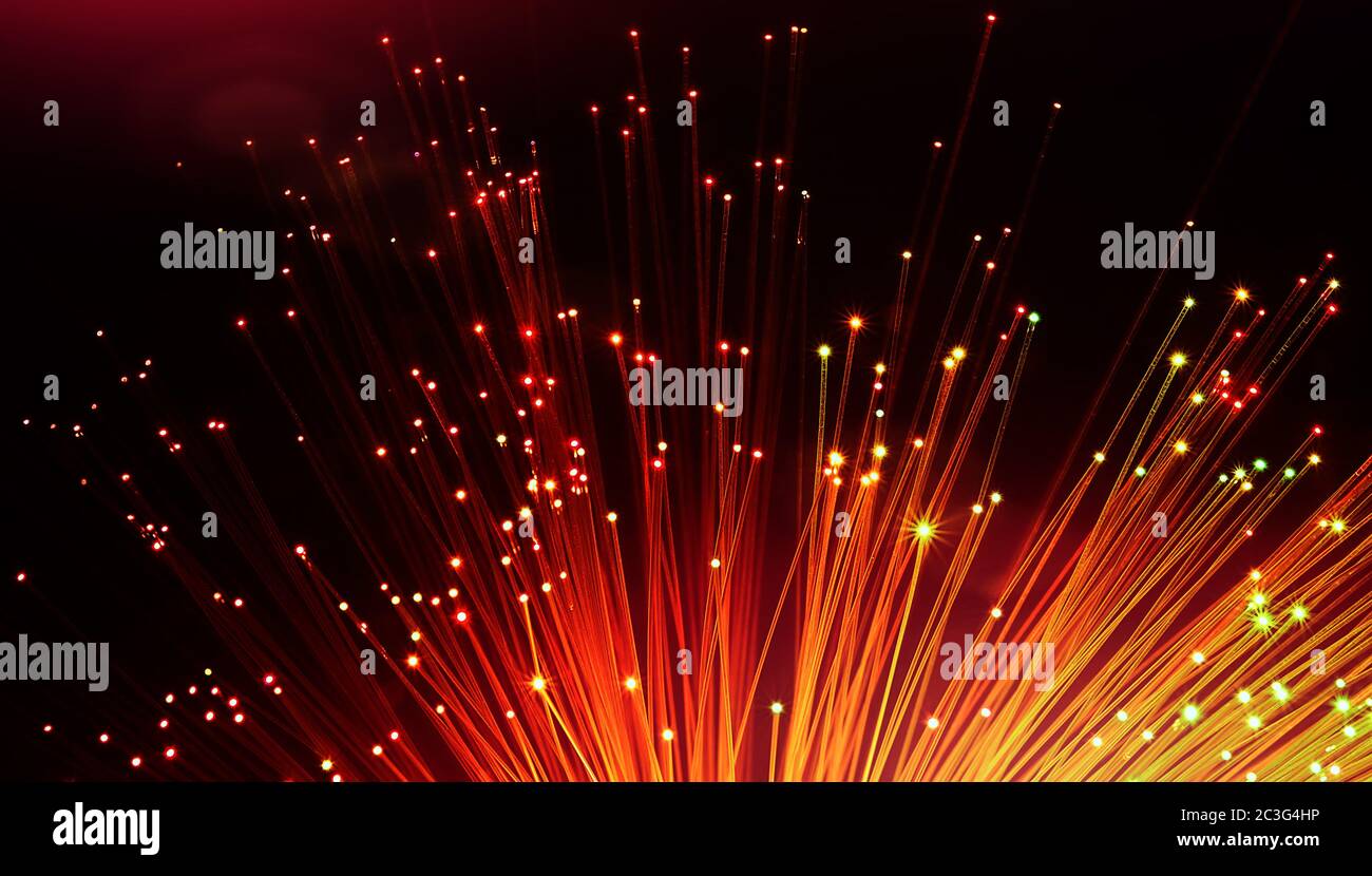 Optical fiber network cable Stock Photo - Alamy