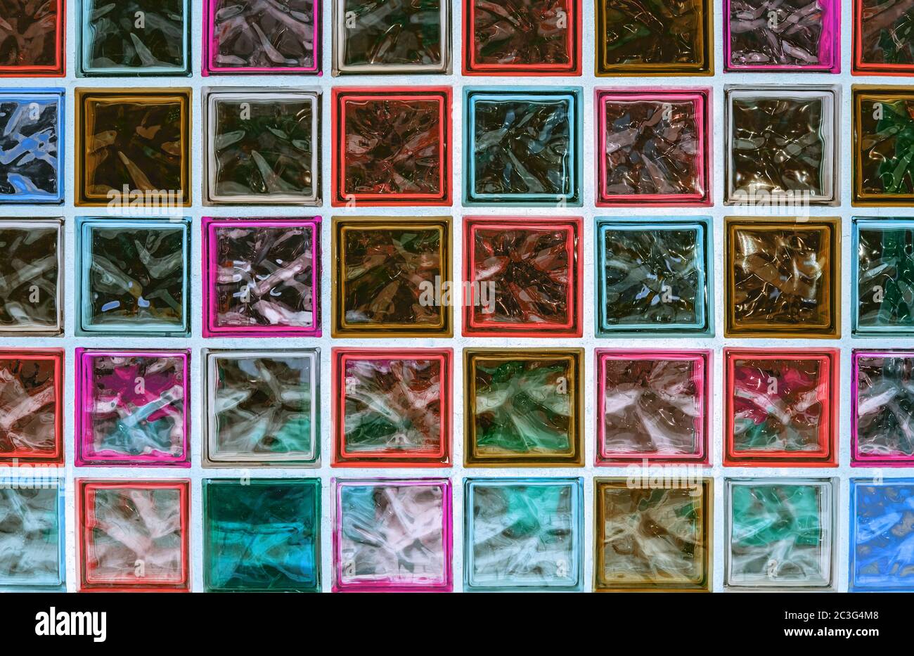 Translucent glass blocks form hi-res stock photography and images - Alamy