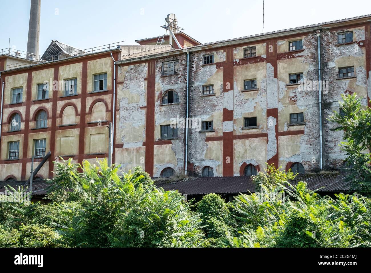 old industrial building in decay Stock Photo - Alamy