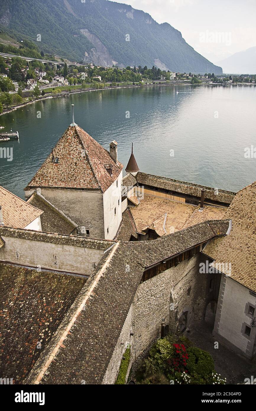 Chateau of Chillon Stock Photo - Alamy