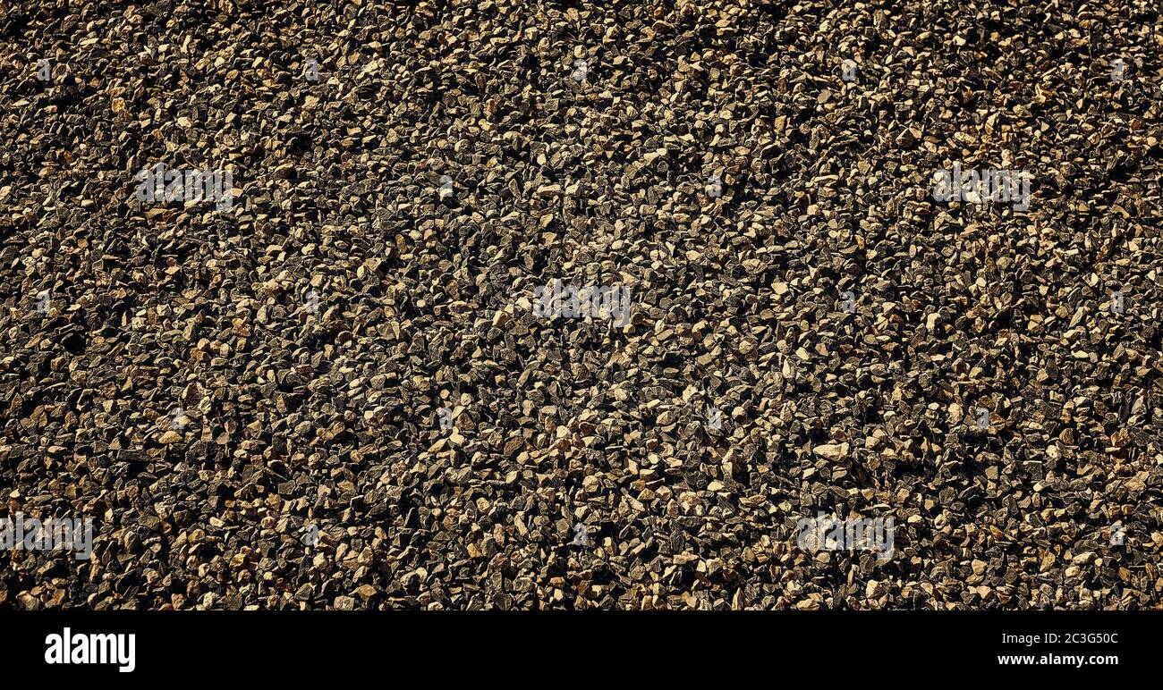 Texture with small gravel from limestone Stock Photo - Alamy