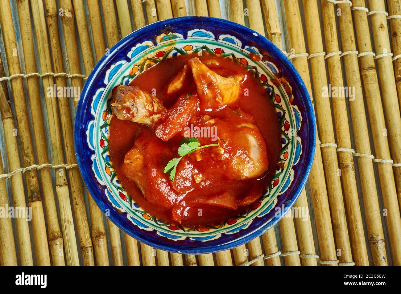 Old Delhi style butter chicken Stock Photo - Alamy