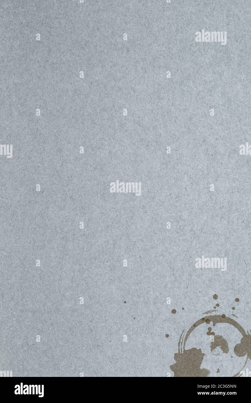 Sheet of paper with coffee ring stains and smudges Stock Photo - Alamy