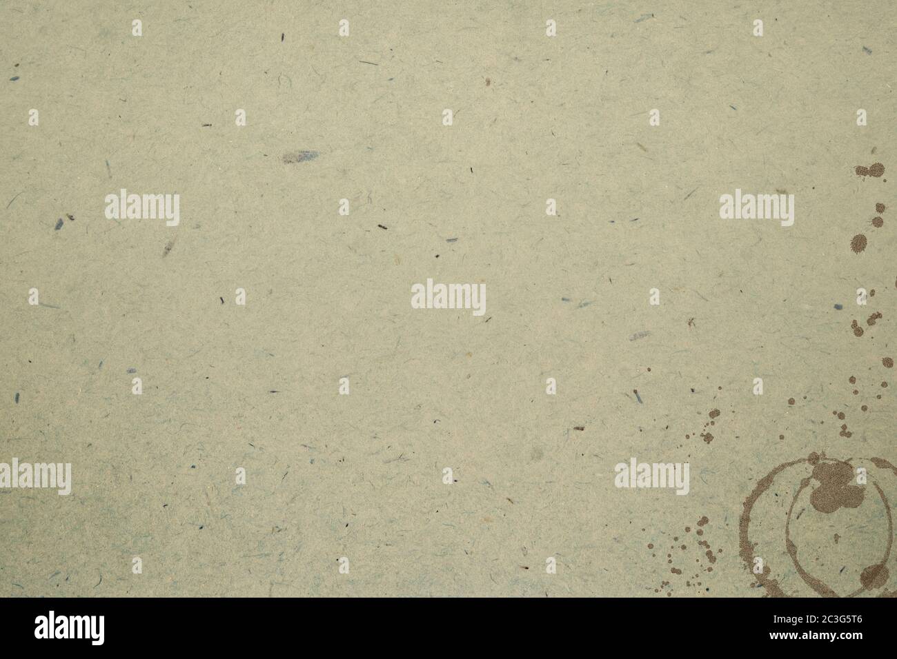 Sheet of paper with coffee ring stains and smudges Stock Photo - Alamy