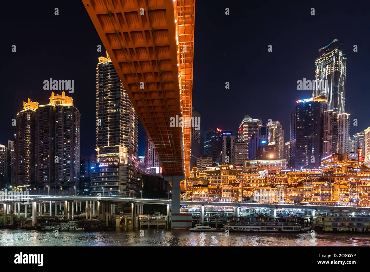 Hongya Cave Hongyadong Ancient Town in Chongqing Stock Photo - Alamy