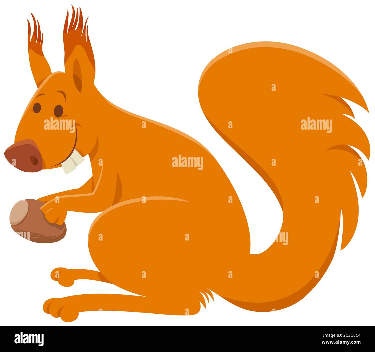 funny squirrel cartoon animal comic character Stock Photo - Alamy