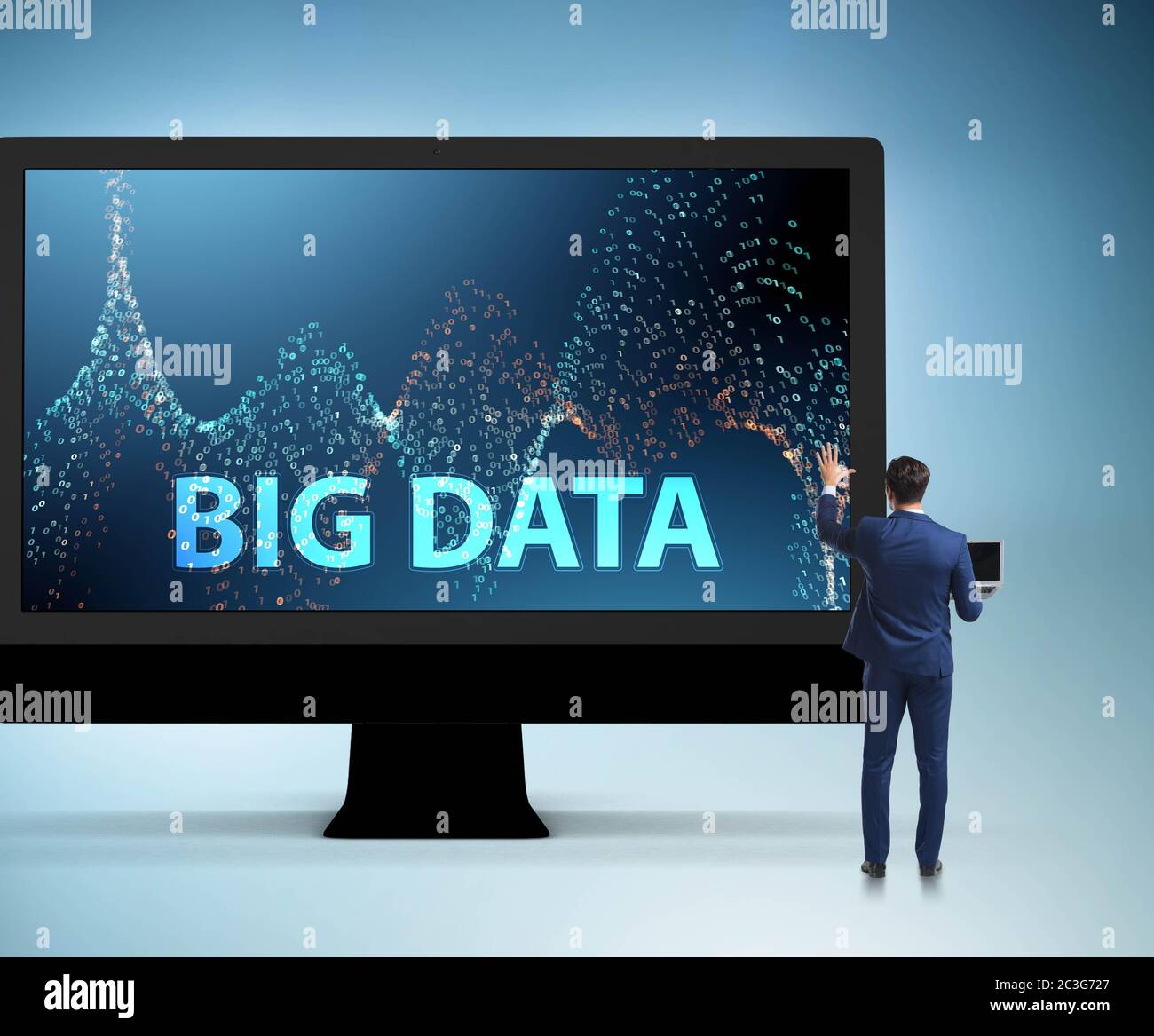 Big data concept with data mining analyst Stock Photo - Alamy