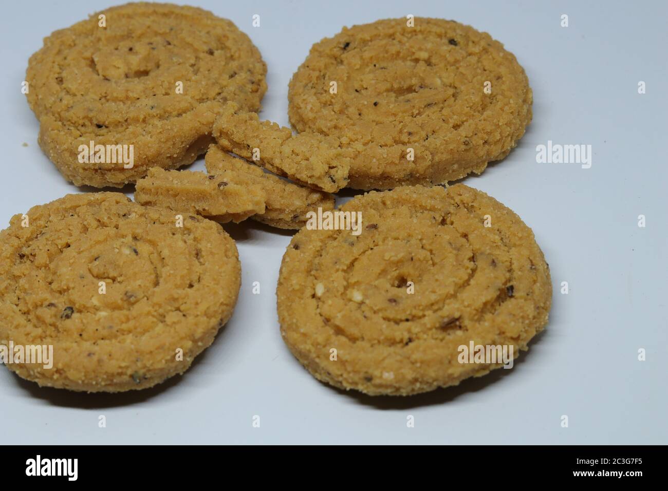 Indian street food Murukulu or Roasted Gram Dal Flour Fritters Stock ...