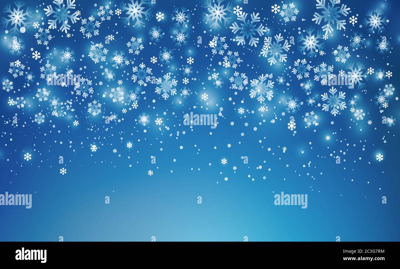Abstract glitter snow fall vector hi-res stock photography and images ...