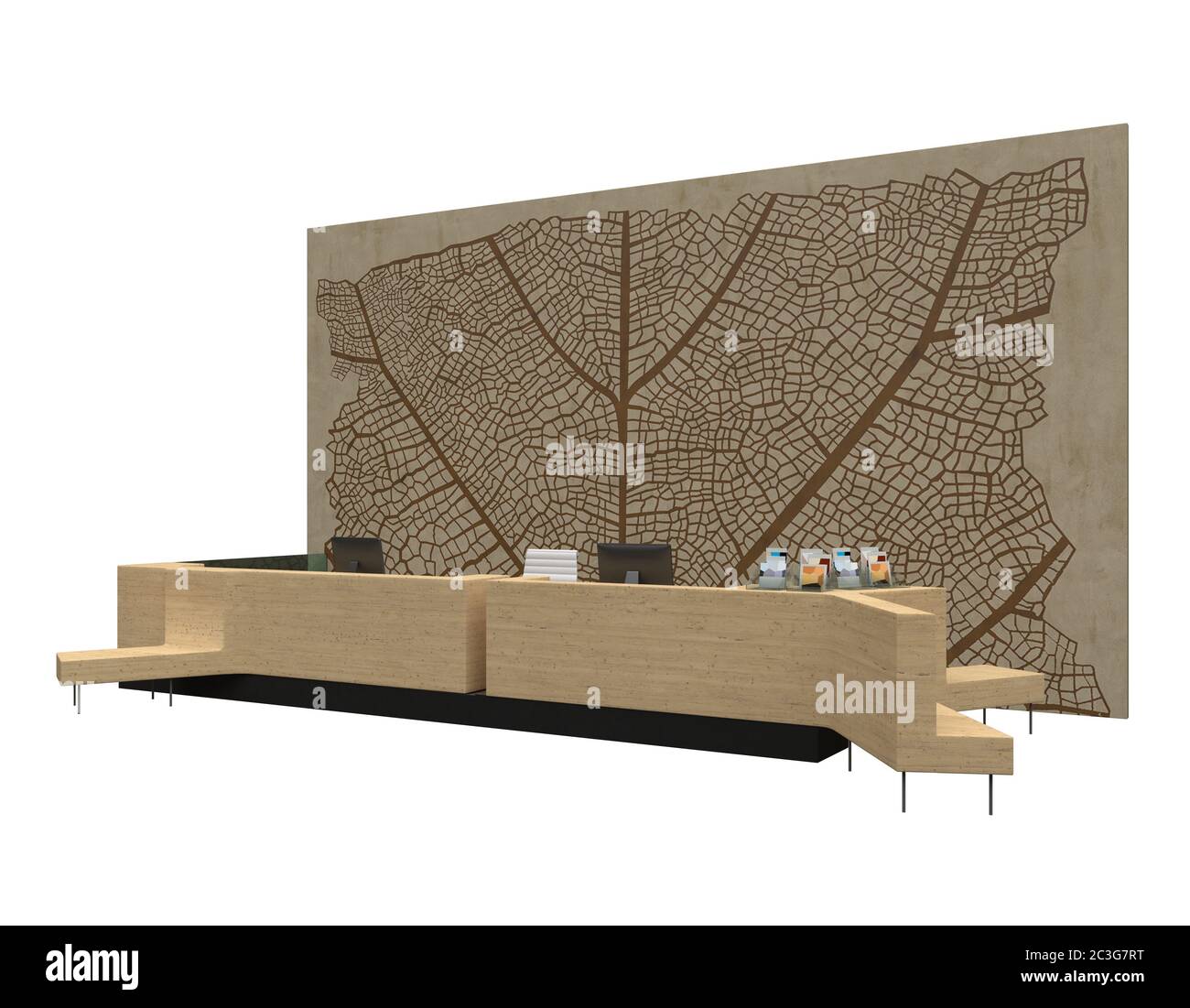 Reception isolated on white background 3d illustration Stock Photo - Alamy