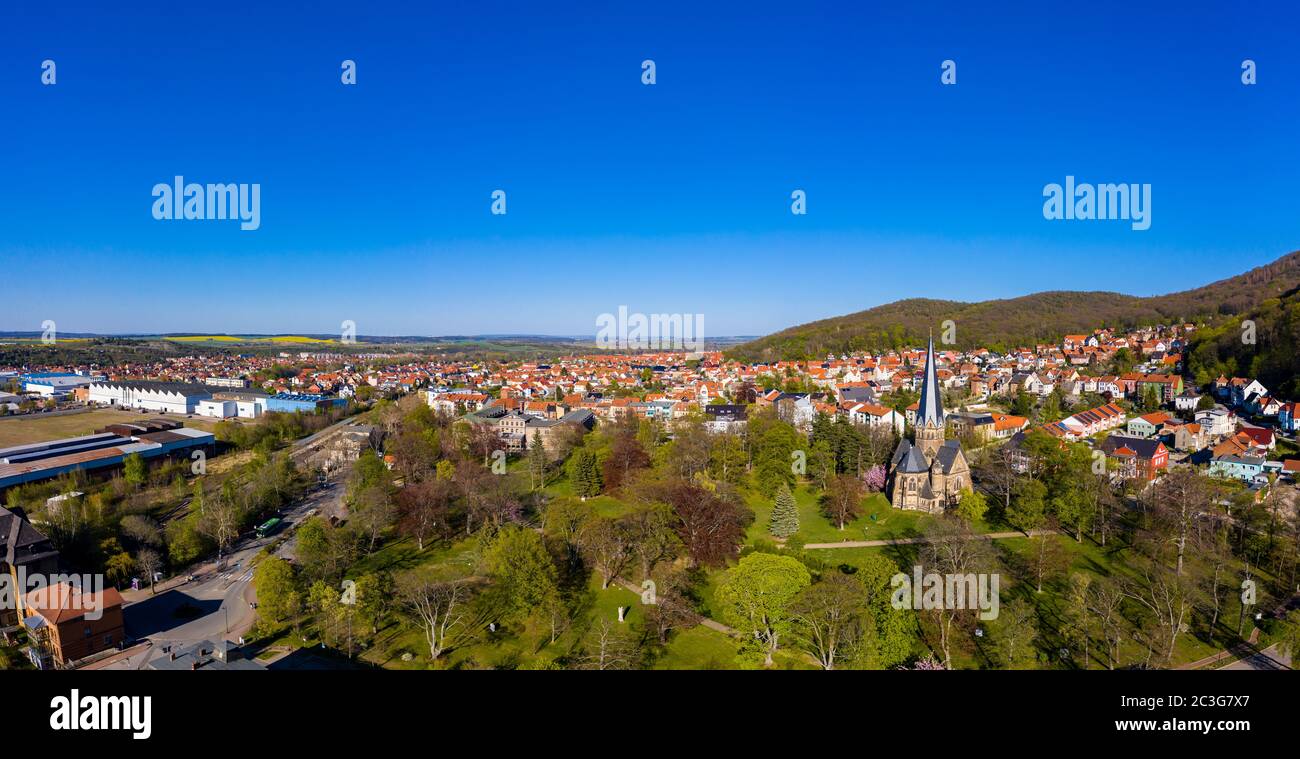 Luftbilder aus der stadt thale hi-res stock photography and images - Alamy