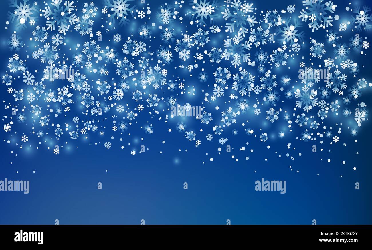 Abstract glitter snow fall vector hi-res stock photography and images ...