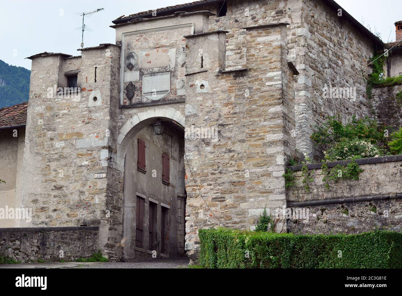 the ancient town of Feltre in the province of Belluno in the Veneto ...