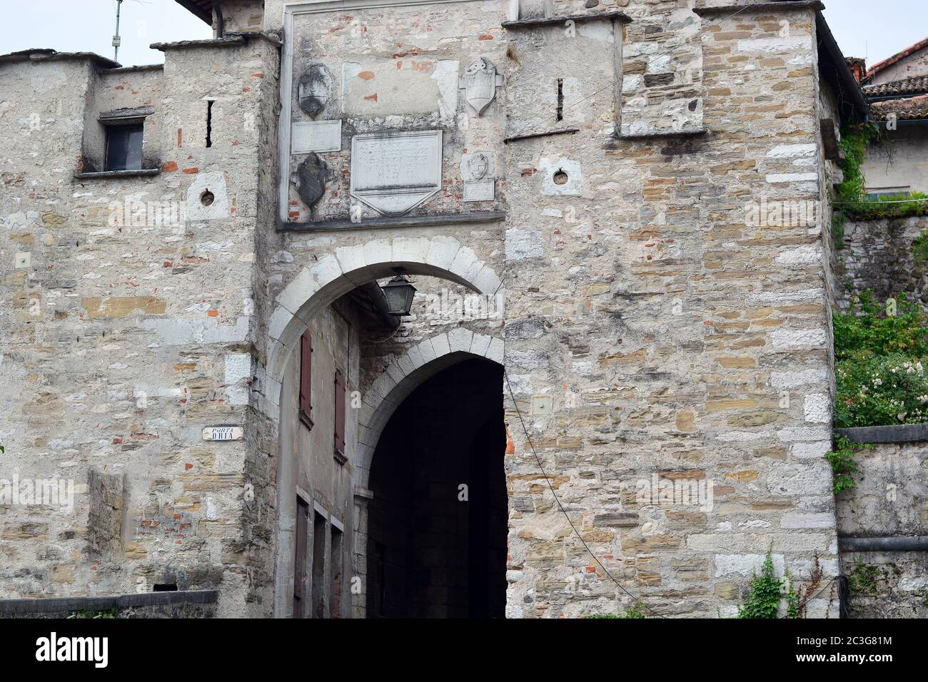 the ancient town of Feltre in the province of Belluno in the Veneto ...
