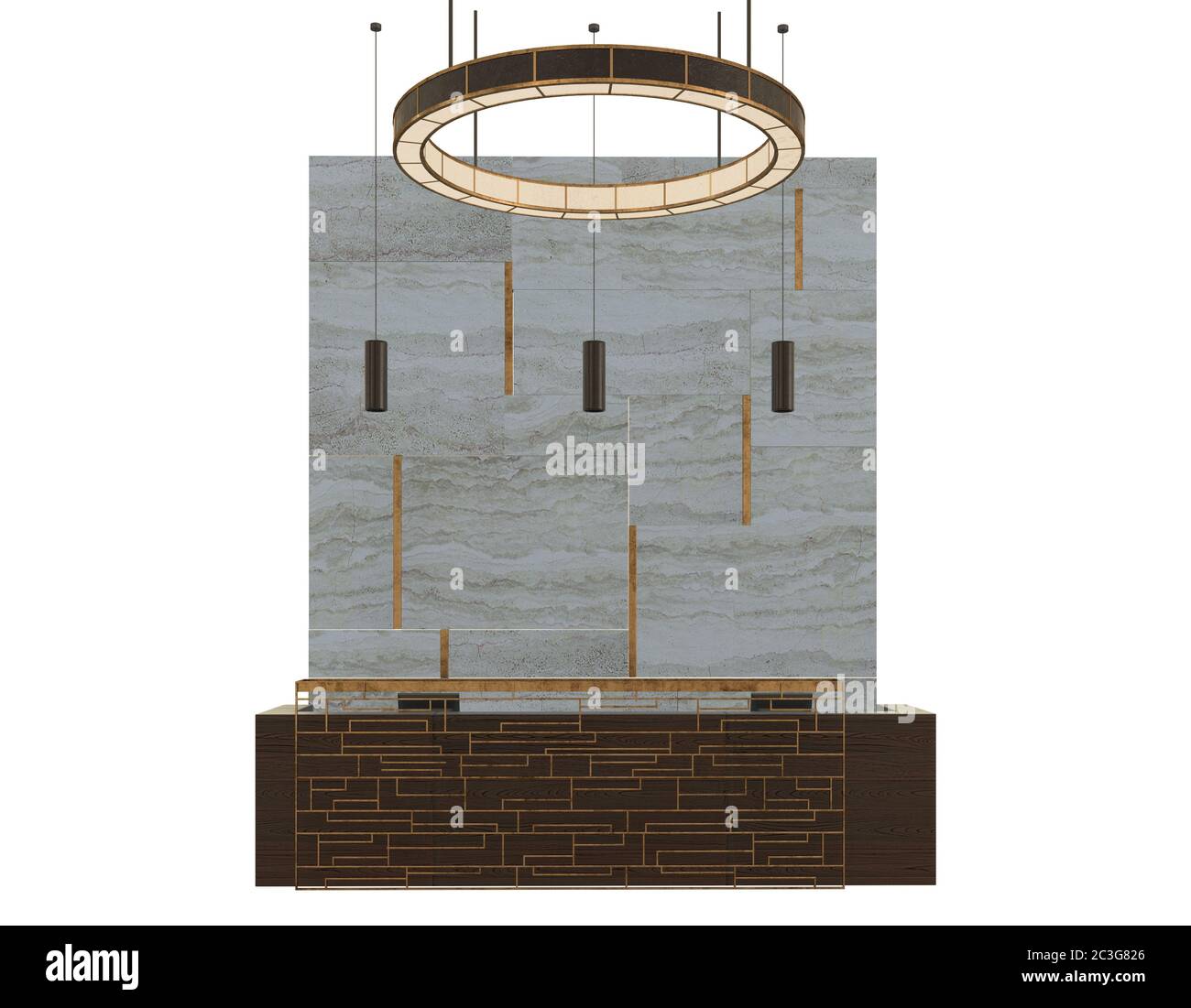 Reception isolated on white background 3d illustration Stock Photo - Alamy