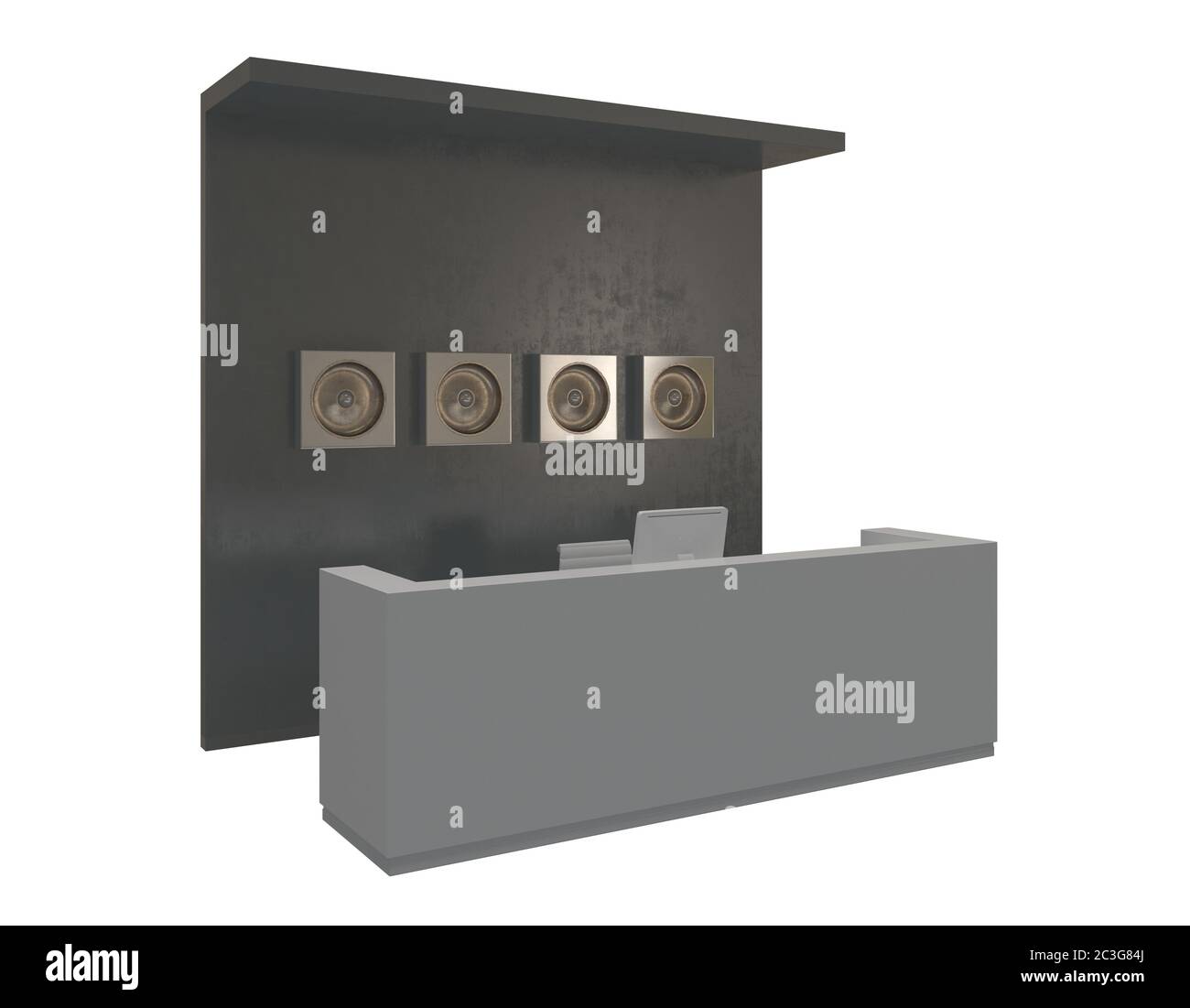 Reception isolated on white background 3d illustration Stock Photo - Alamy