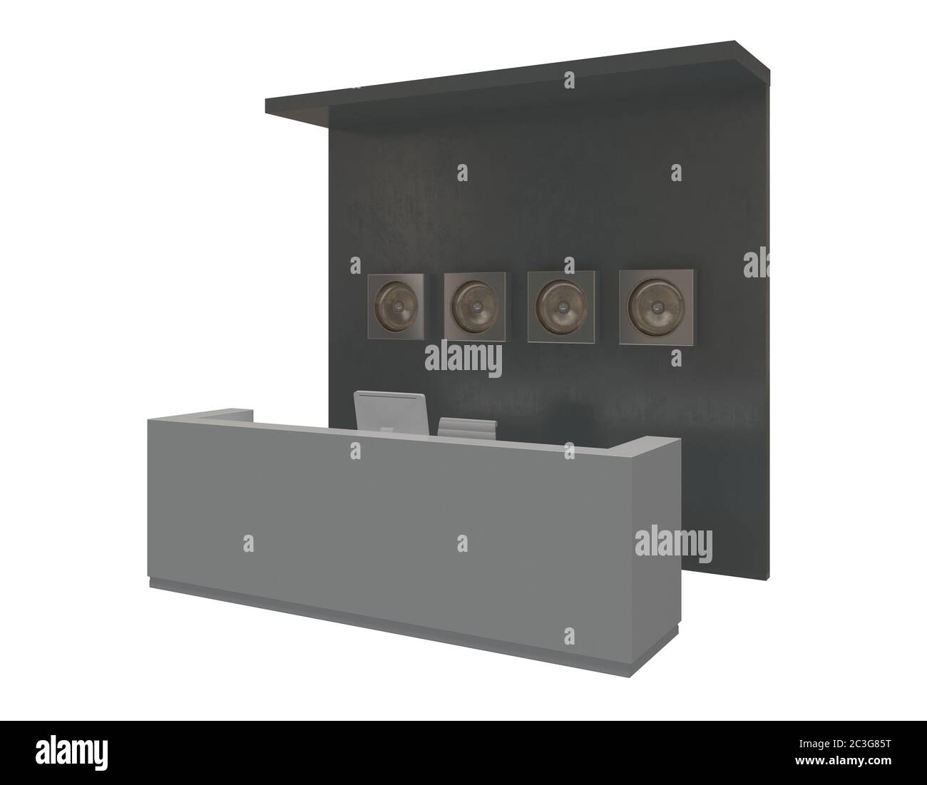 Reception isolated on white background 3d illustration Stock Photo - Alamy