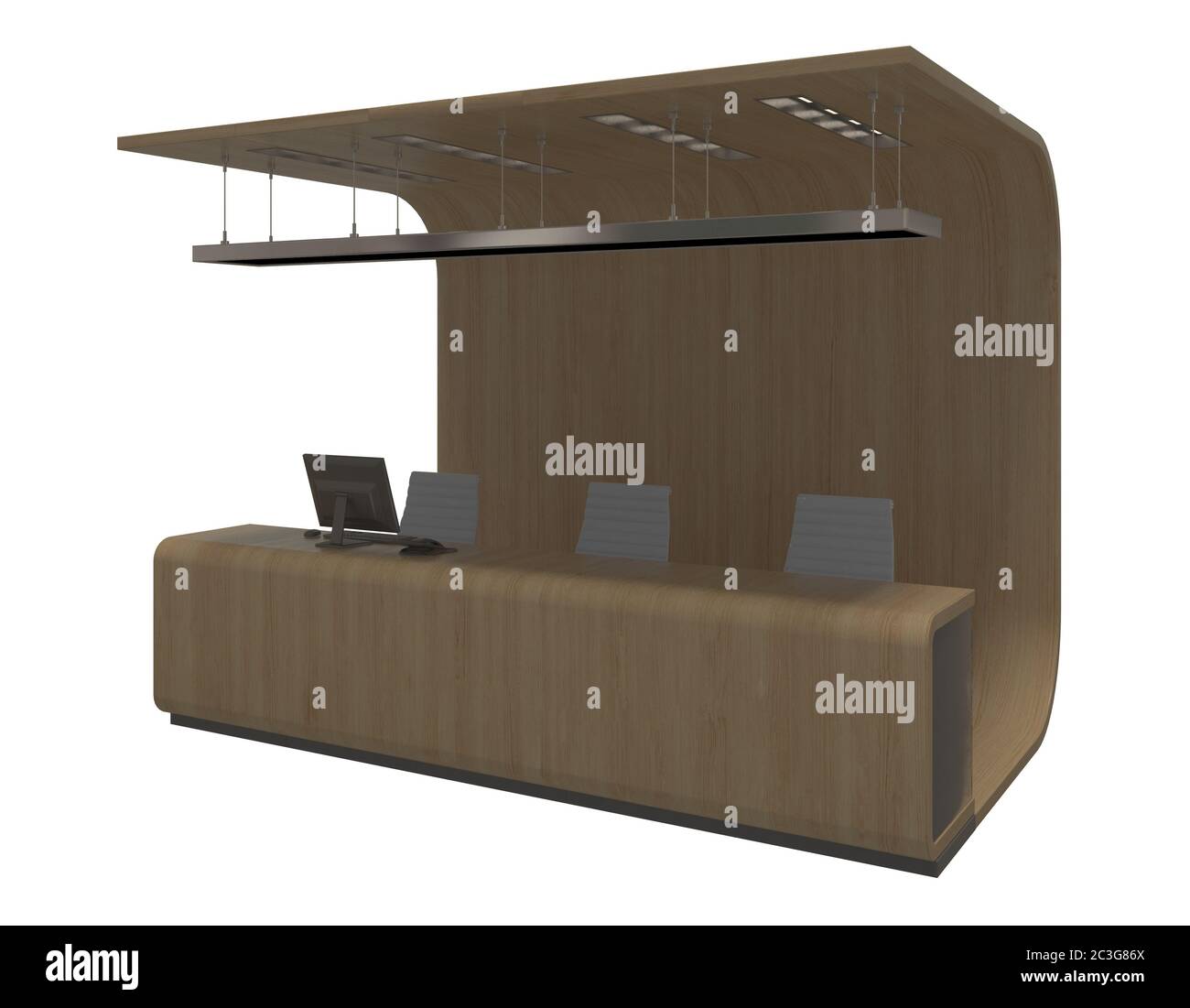 Reception isolated on white background 3d illustration Stock Photo - Alamy