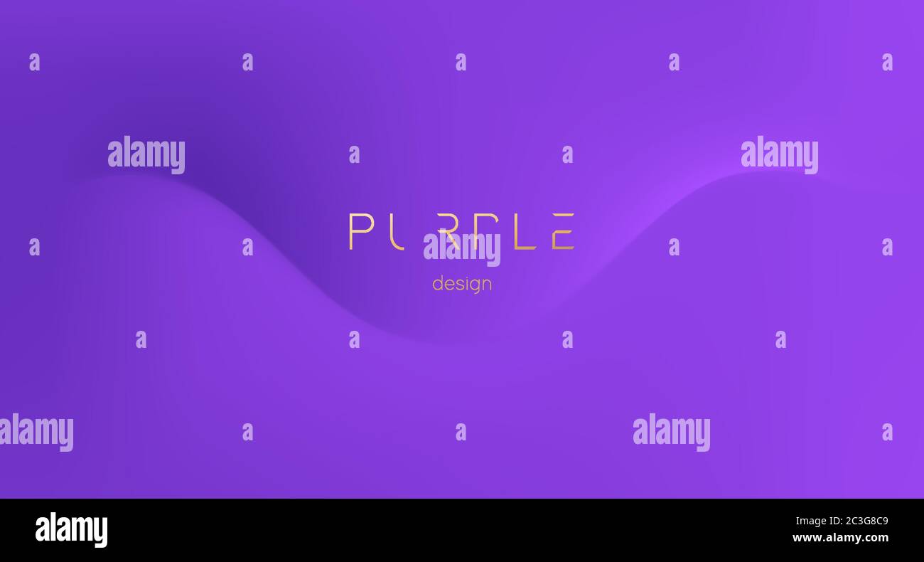 Abstract purple colorful vector background, color smooth shadow 3d wave ...