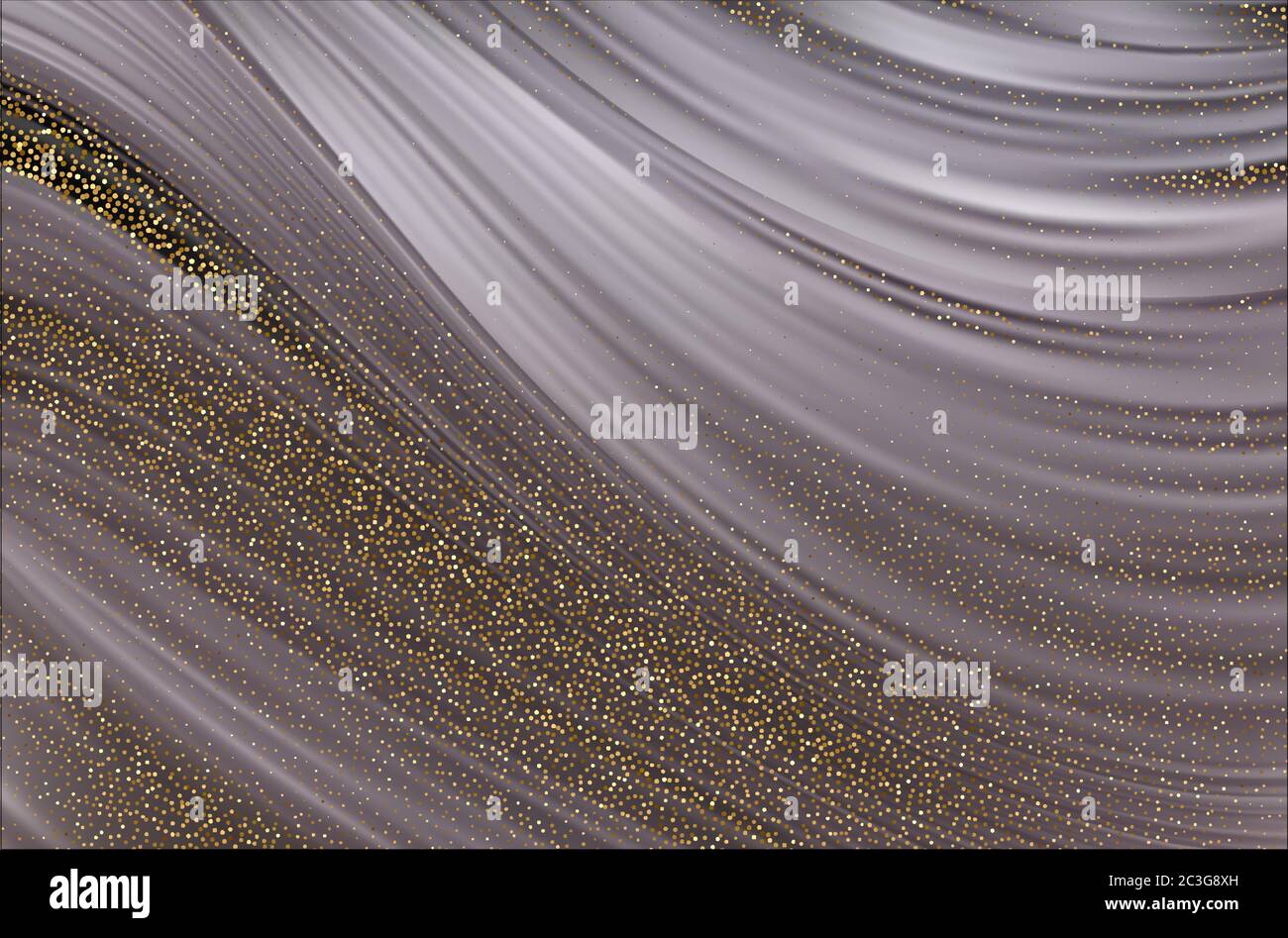 Abstract vector background, silver flow liquid wave for design brochure ...