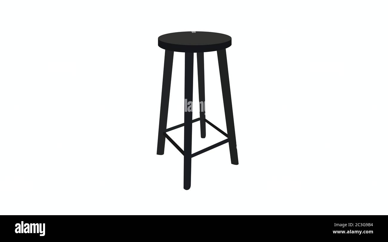 Traditional bar stools Stock Vector Images - Alamy