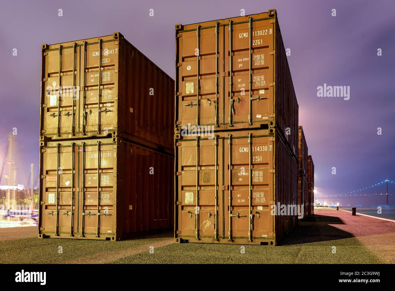 Stowed containers hi-res stock photography and images - Alamy