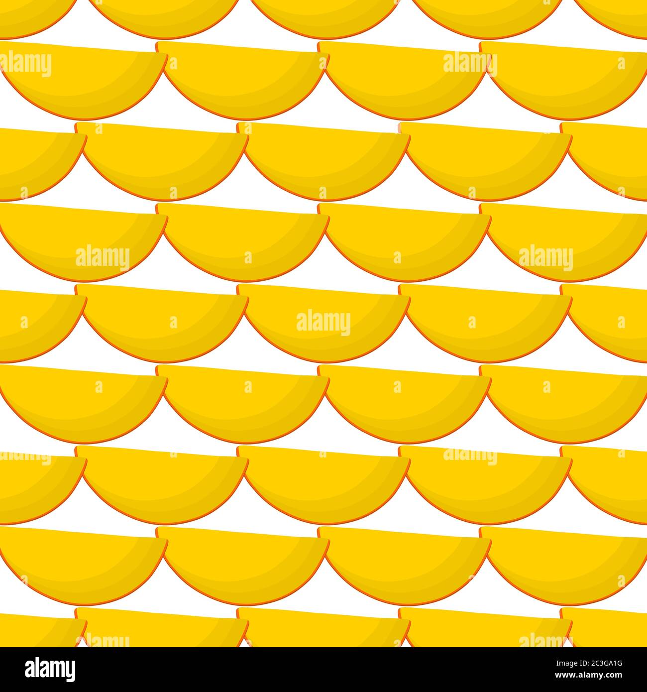 Illustration on theme big colored seamless mango, bright fruit pattern ...