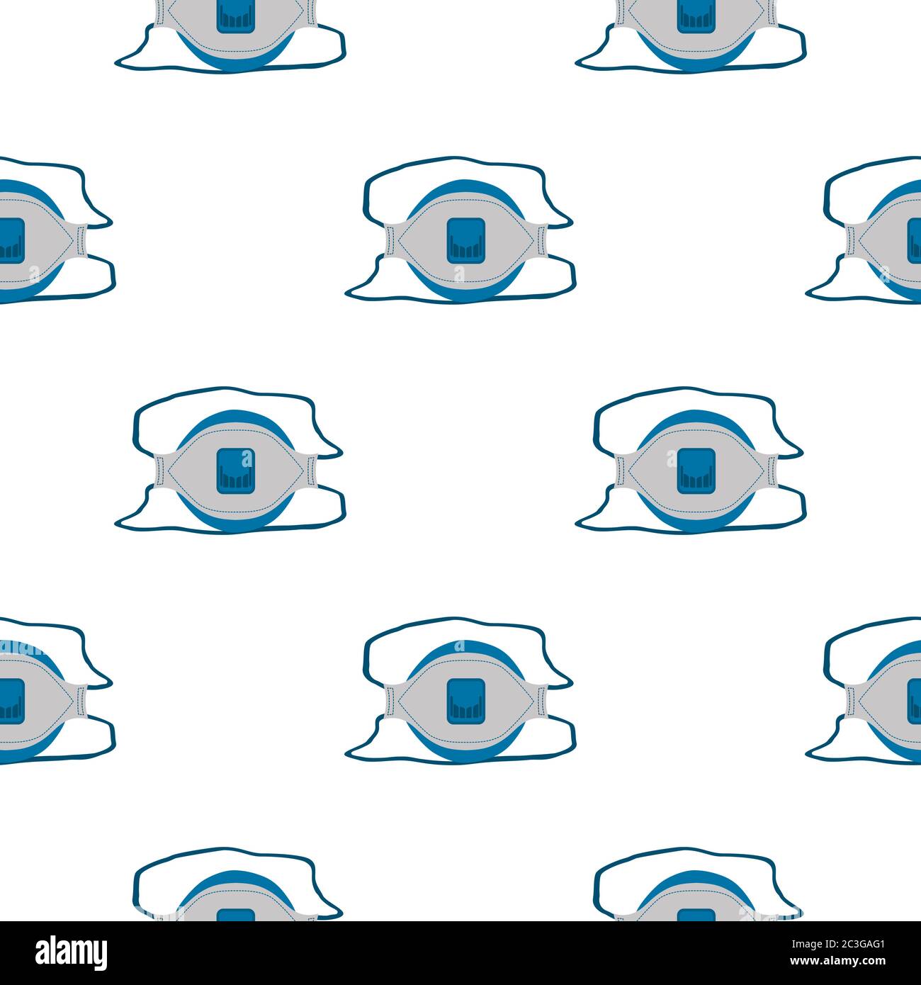 Seamless of respirator masks for prevention coronavirus from covid ...