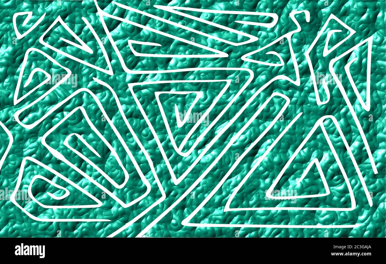 Simple maze hi-res stock photography and images - Alamy