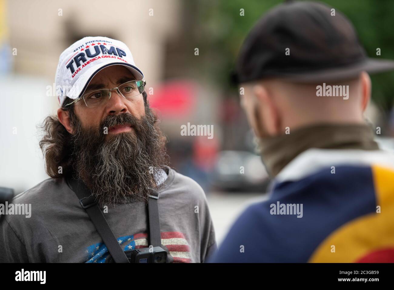 Shouting at one another hi-res stock photography and images - Alamy