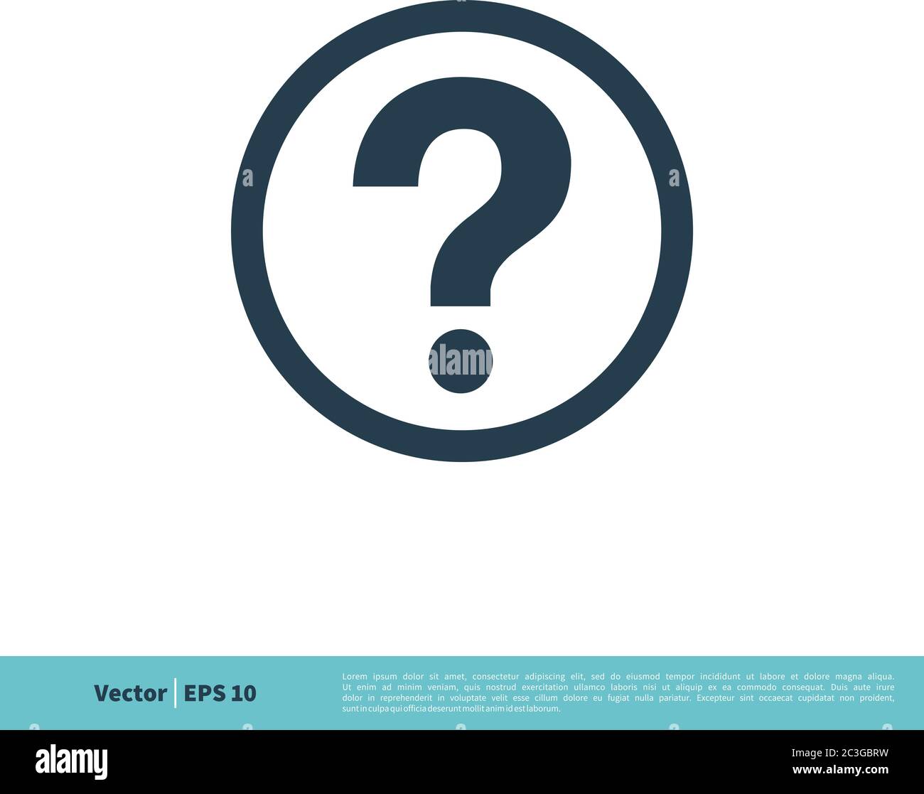 Help Sign Icon Vector Logo Template Illustration Design. Vector EPS 10 ...